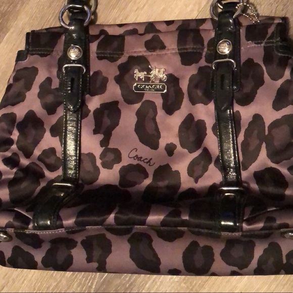 Coach | Bags | Coach Womens Tote Bag Ocelot Leopard Print | Poshmark
